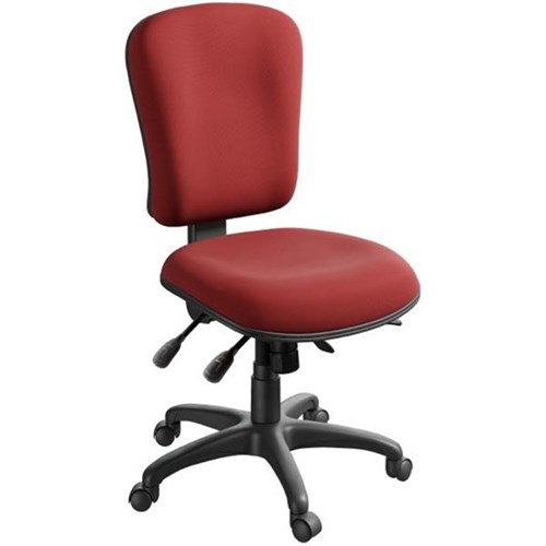 Acrobat Chair High Back 3 Levers Claret Fabric | OfficeMax NZ